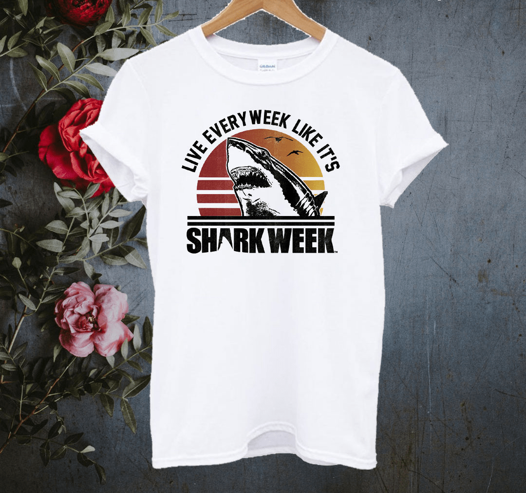 Shark Week Live Every Week Like It’s T-shirt - Shirts owl