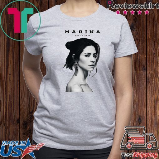 Marina Merch Photo Love Fear UK 2019 Tour T-Shirt - Shirts owl