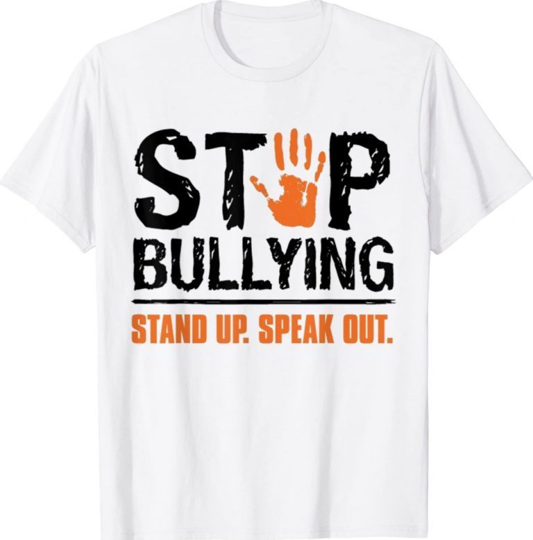 Unity Day Orange Stop Bullying Stand Up Speak Out Vintage T-Shirt ...