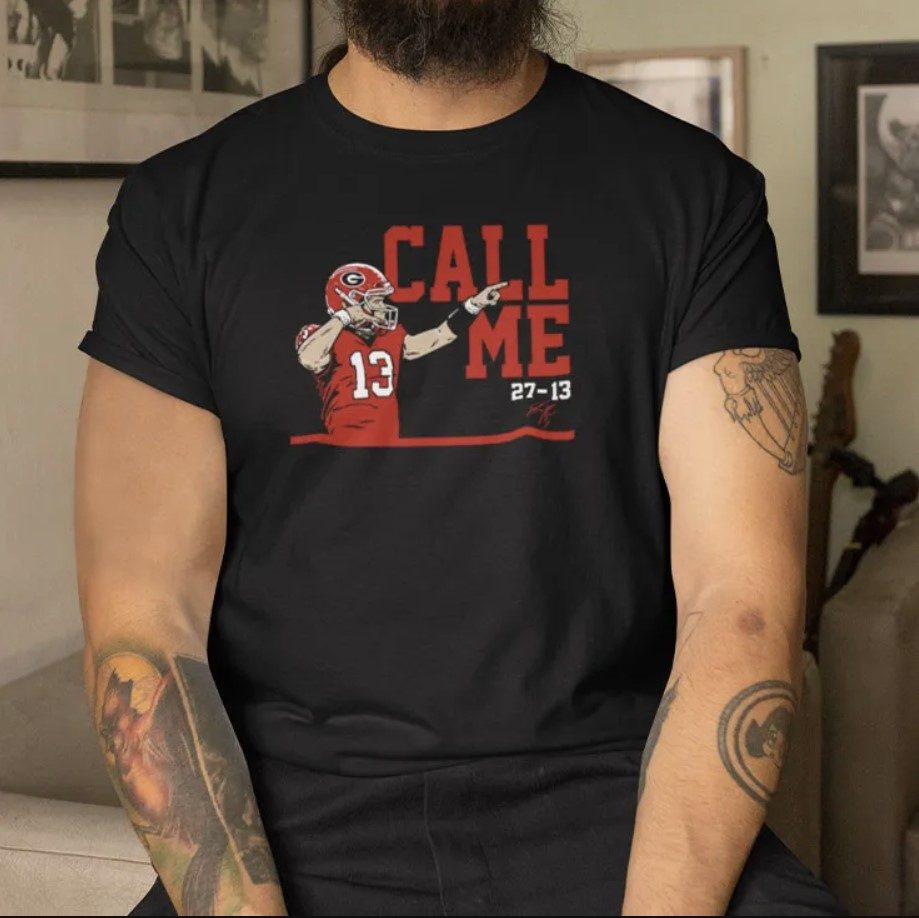 Stetson Bennett Call Me Tee Shirt - Shirts owl ☑️