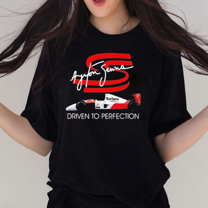 Ayrton senna driven to perfection T-shirt - Shirts owl
