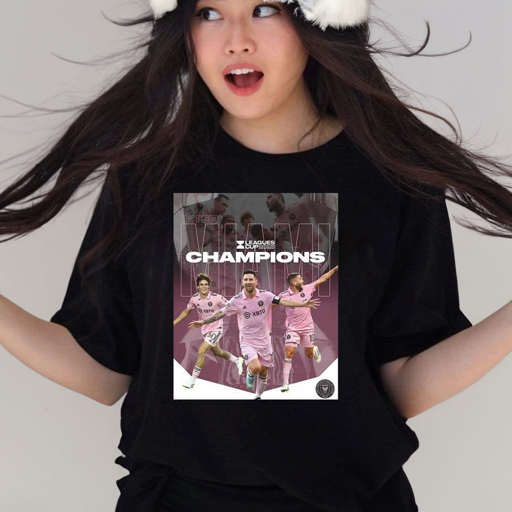 Official 2023 leagues cup champions are the inter miamI cf Shirt ...