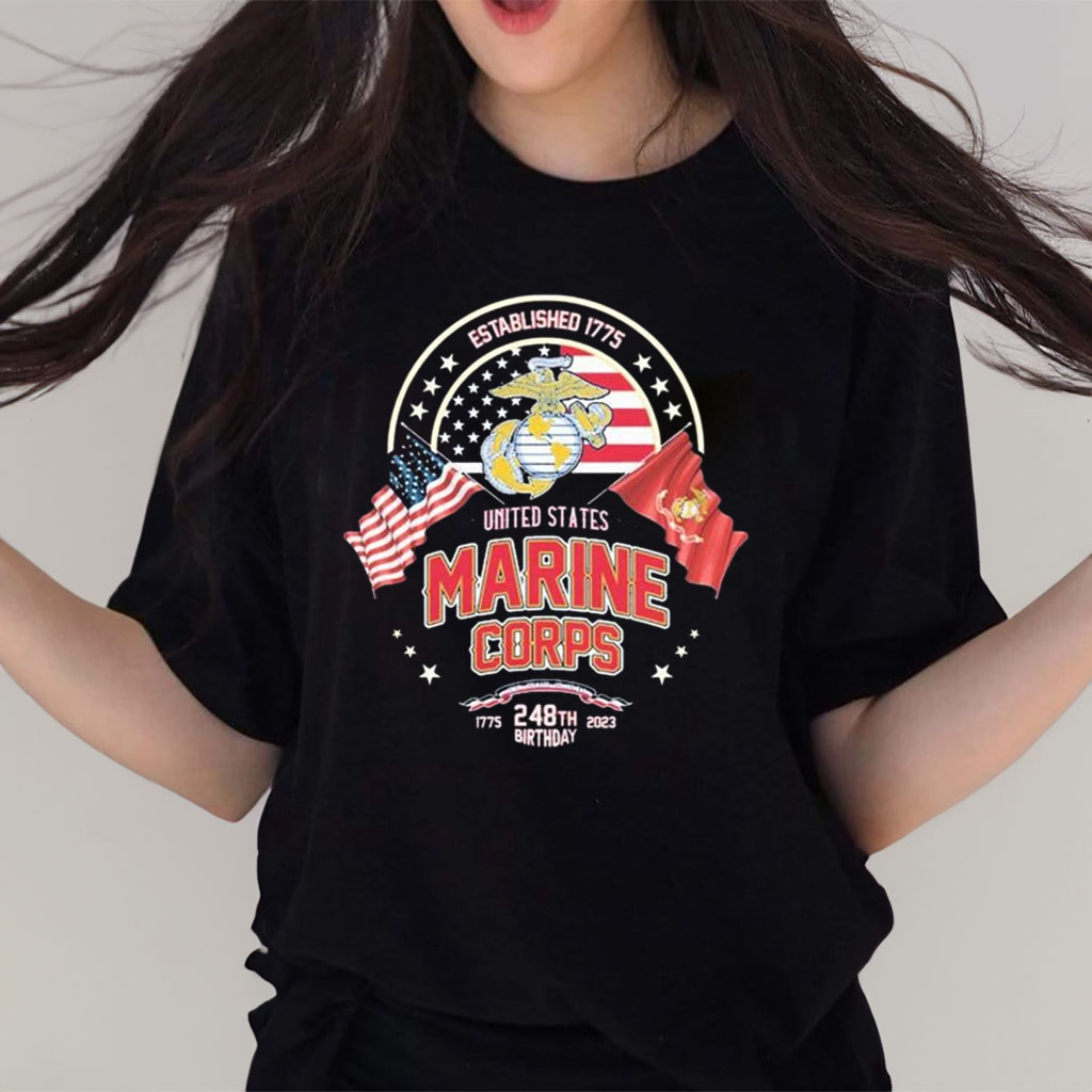 United States Marine Corps 248th Birthday 1775 2023 Shirt - Shirts owl