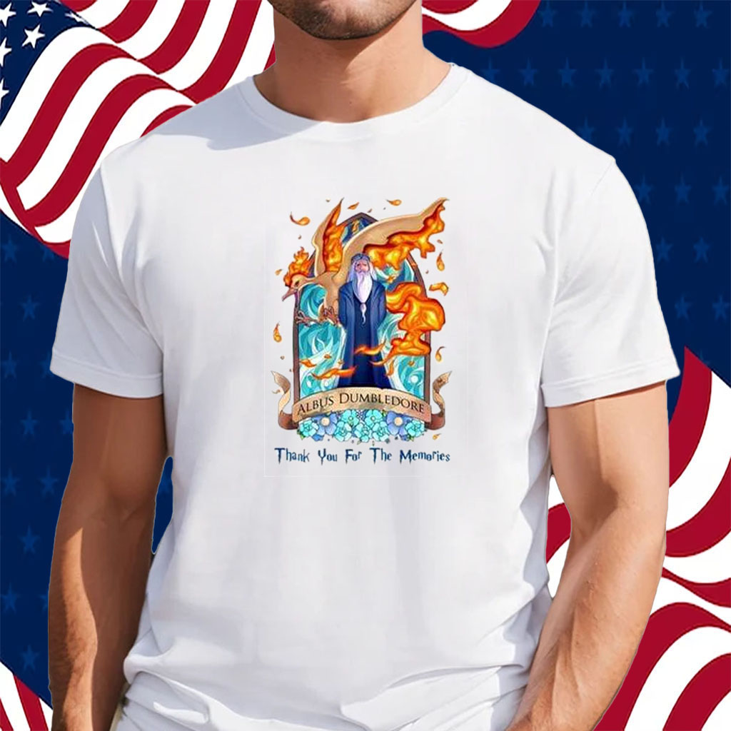 Albus Dumbledore 1940-2023 Thank You For The Memories T-Shirt ...