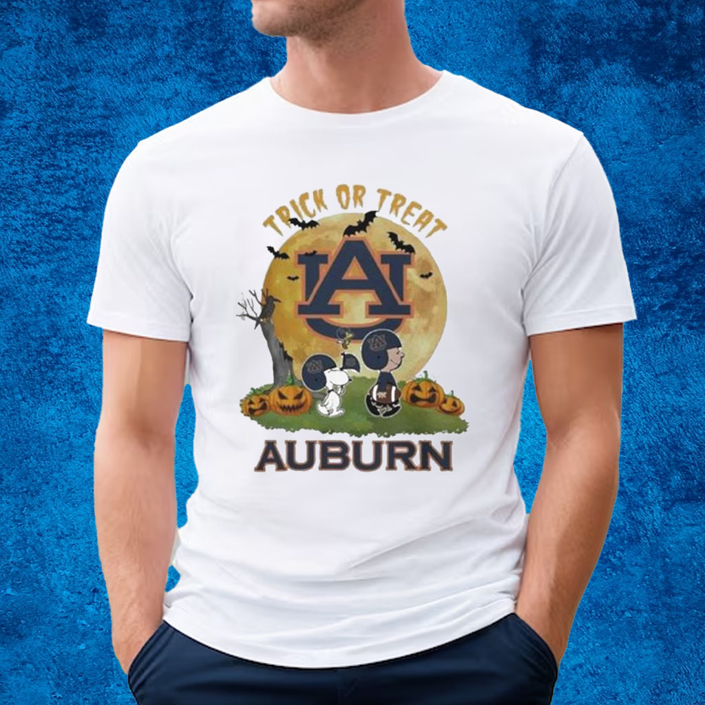 Auburn tigers Snoopy Charlie brown and Woodstock trick or treat ...