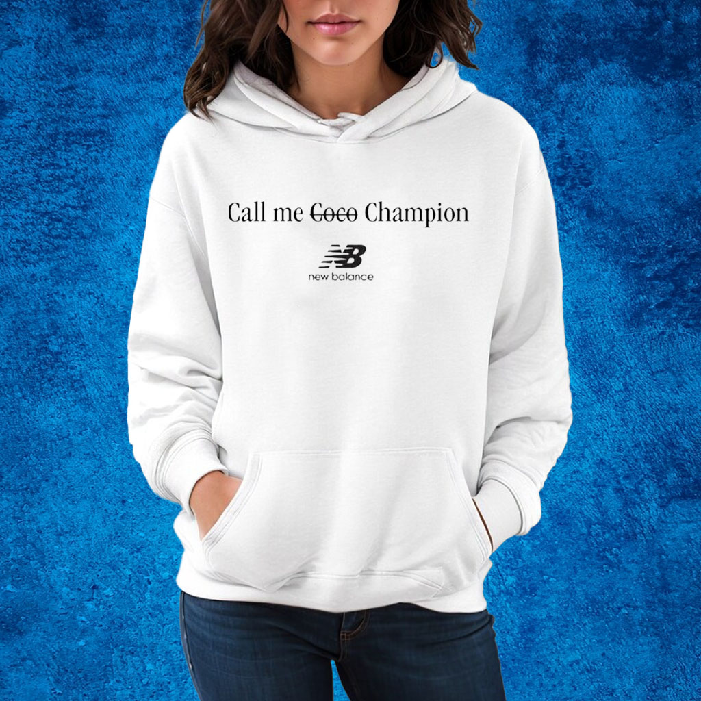 Coco Gauff Call Me Coco Champion Hoodie - Shirts owl