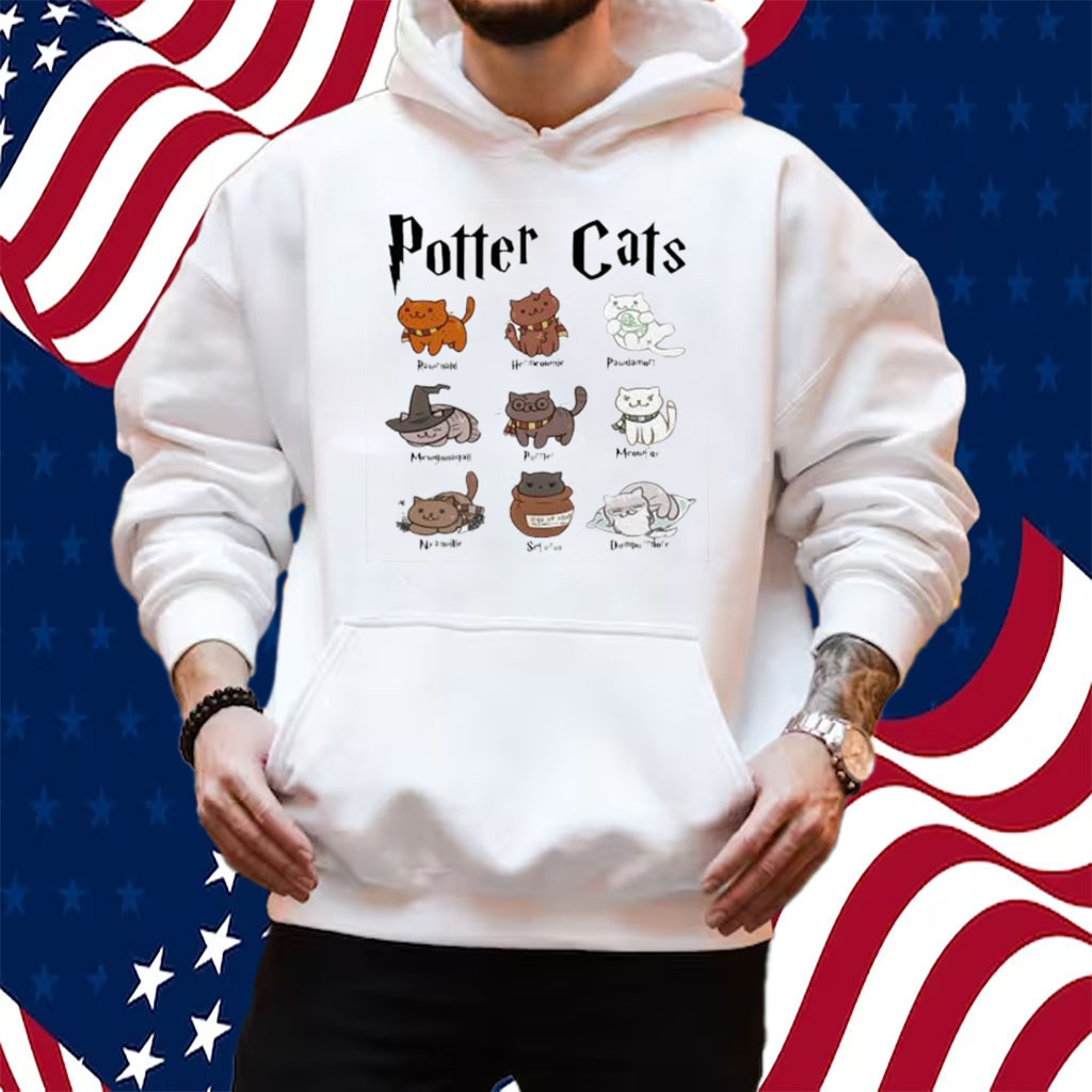 Potter Cats Cute Cat Cosplay Harry Potter shirt - Shirts owl