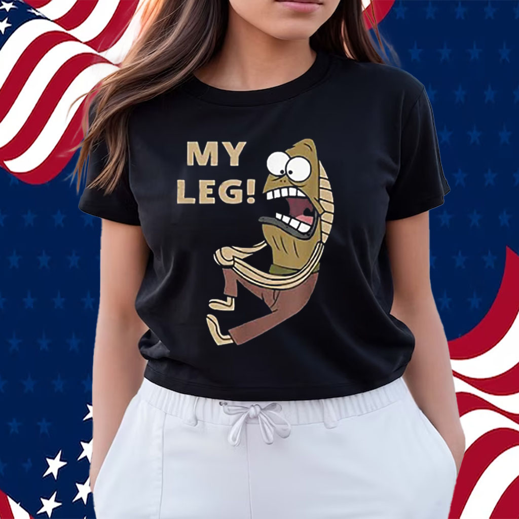 Spongebob Squarepants Fred The Fish My Leg Shirt - Shirts owl