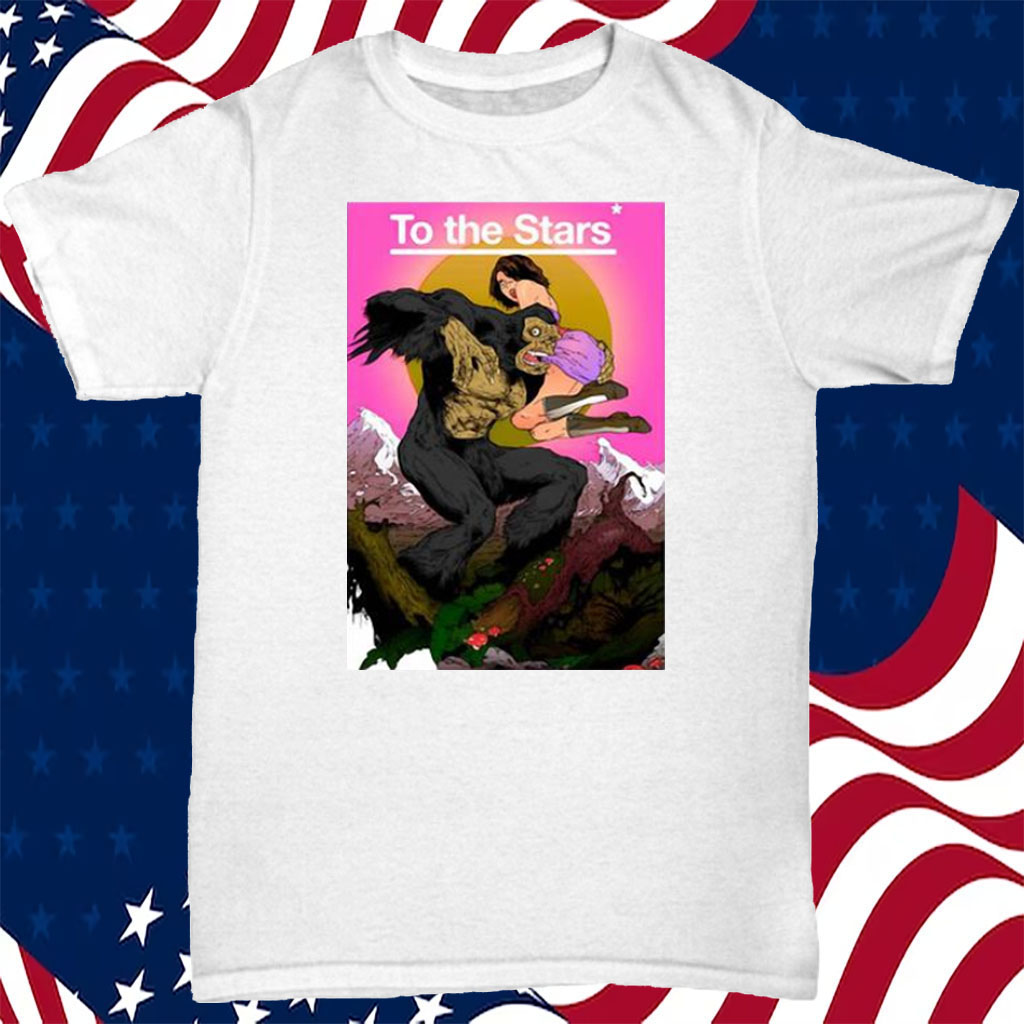 To The Stars Bigfoot Comic By Thomas Tenney T-Shirt - Shirts owl