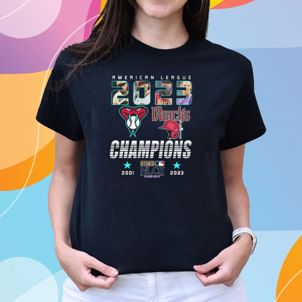 American League 2023 Arizona Dbacks Champions 2023 NLCS loanDepot Shirt ...
