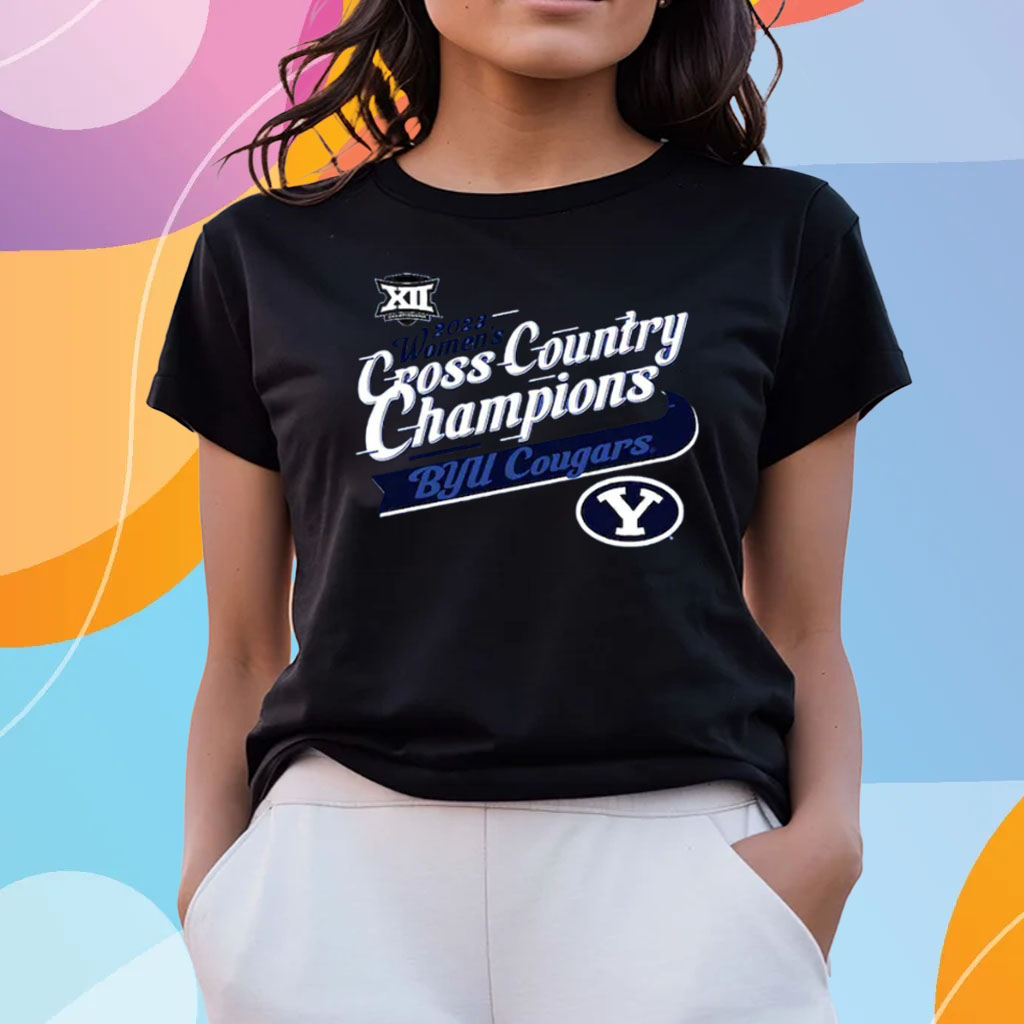 Byu Cougars 2023 Big 12 Women’s Cross Country Champions Shirt - Shirts owl