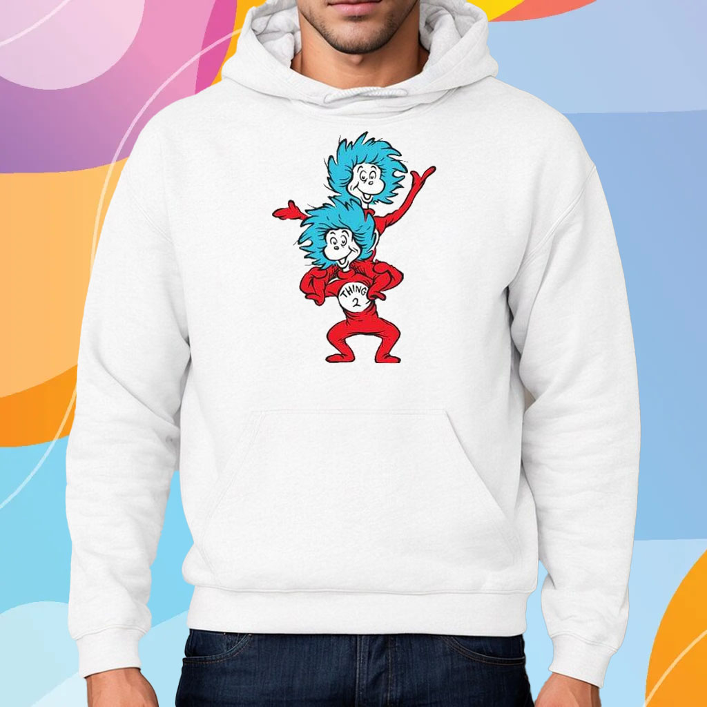 Dr Seuss Thing 1 And Thing 2 Shirt - Shirts owl