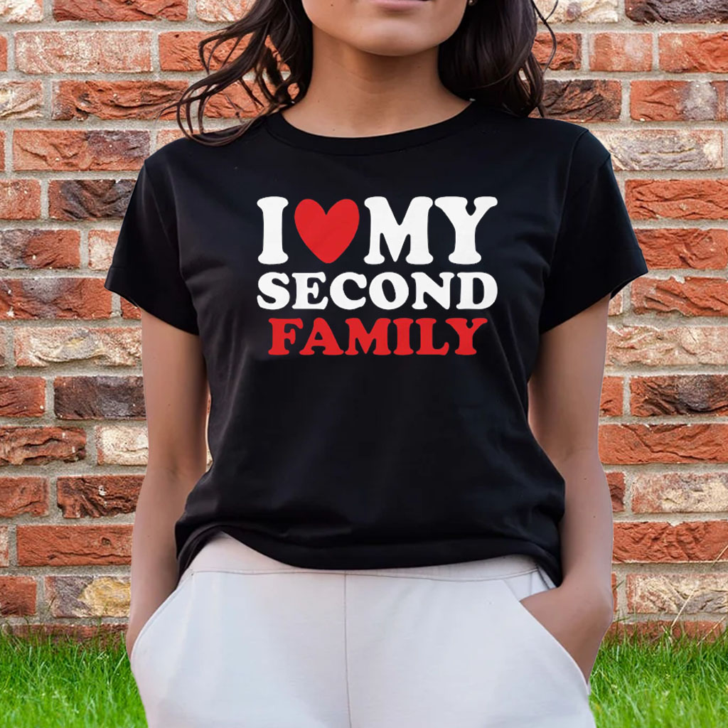 I Heart My Second Family Shirt - Shirts owl