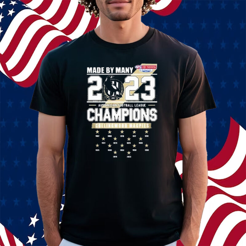 Made By Many 2023 Australian Football League Champions Collingwood ...