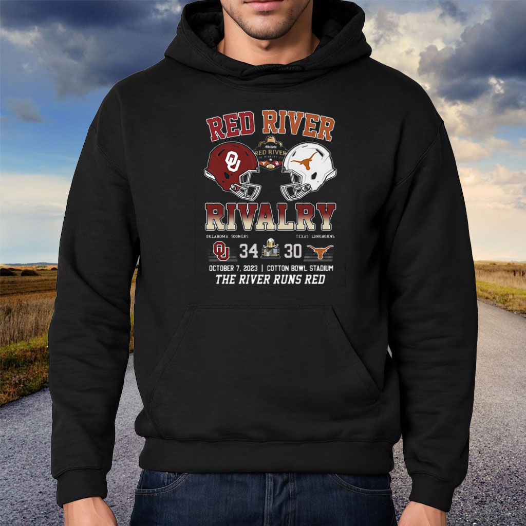 Red River Rivalry Oklahoma Sooners 34 Texas Longhorns 30 October 7 2023 ...