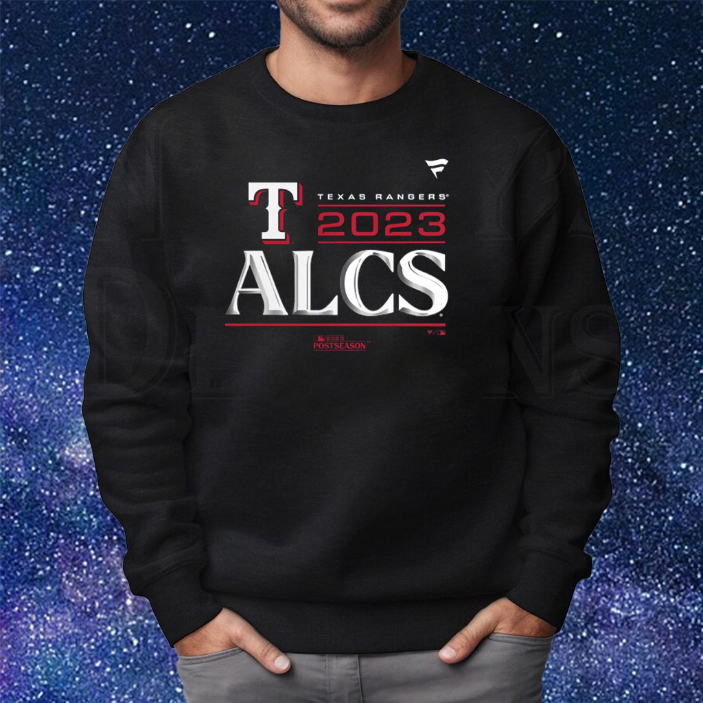 Texas Rangers Fanatics Branded 2023 Alcs Locker Room T-Shirt - Shirts owl