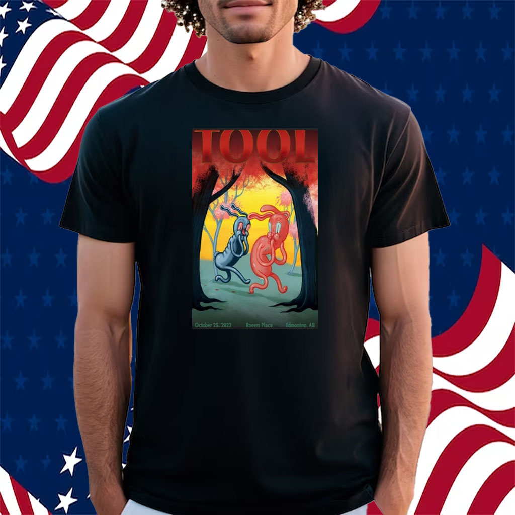Tool Poster Tour 2023 October 25th Rogers Place Edmonton, Ab Shirt ...