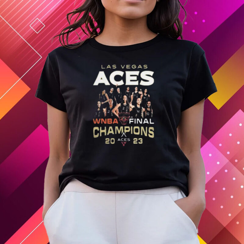 WNBA Finals Champions 2023 Las Vegas Aces T-Shirt - Shirts owl