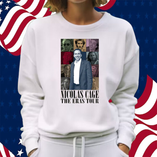 Nicolas Cage The Eras Tour Shirt - Shirts owl