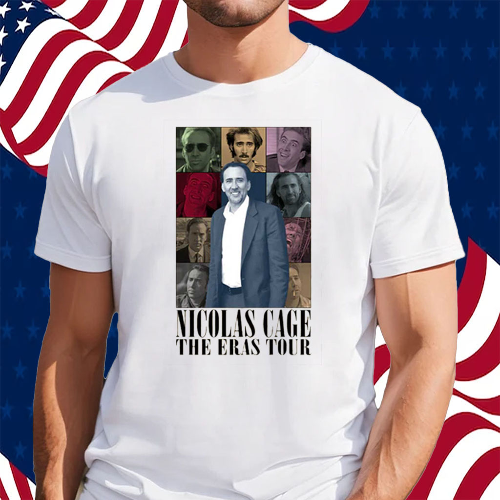 Nicolas Cage The Eras Tour Shirt - Shirts owl