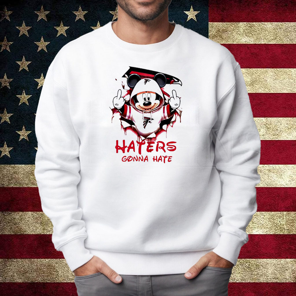 Mickey Mouse Atlanta Falcons Haters Gonna Hate Shirt