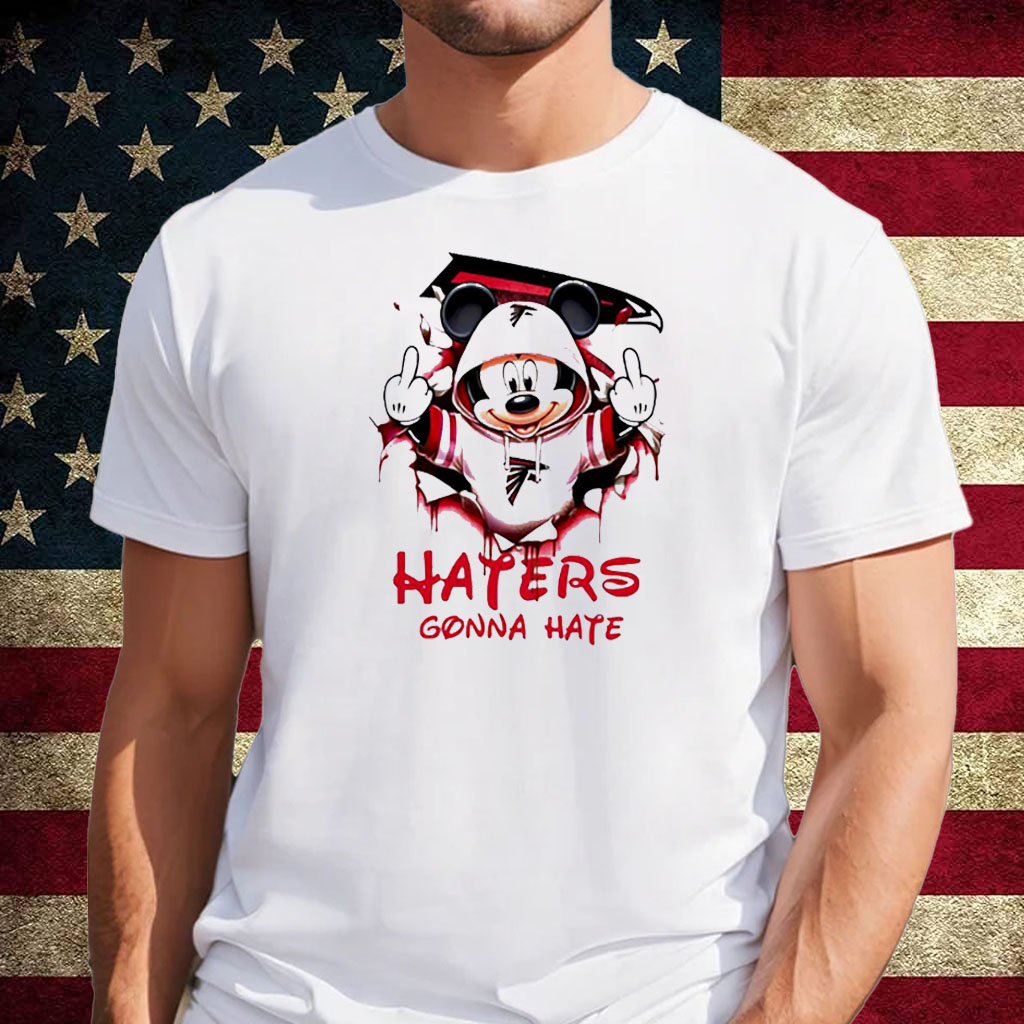 Mickey Mouse Atlanta Falcons Haters Gonna Hate Shirt