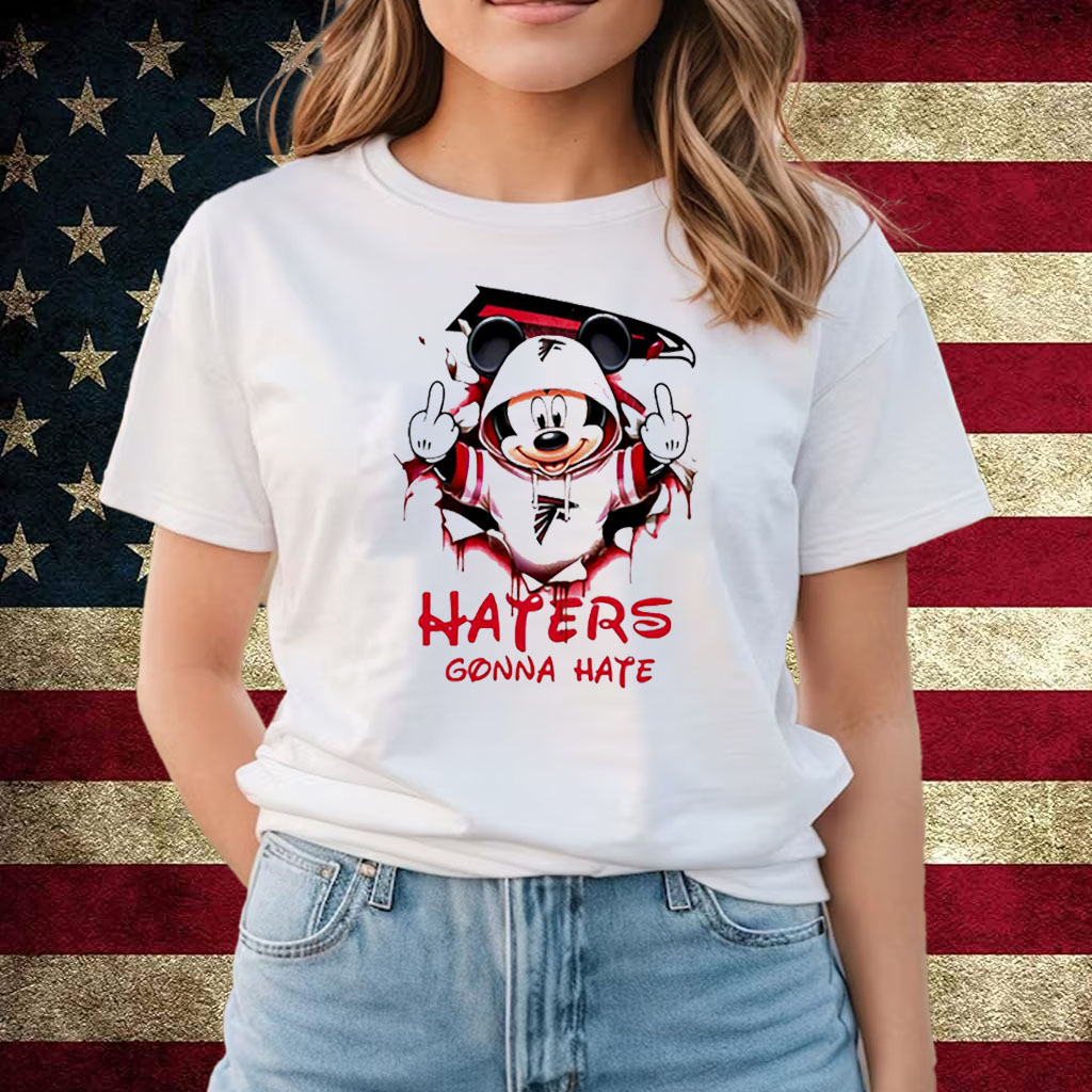 Mickey Mouse Atlanta Falcons Haters Gonna Hate Shirt