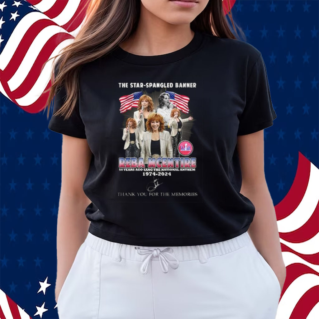 The Star-Spangled Banner Reba Mcentire 50 Years Ago Sang The National ...