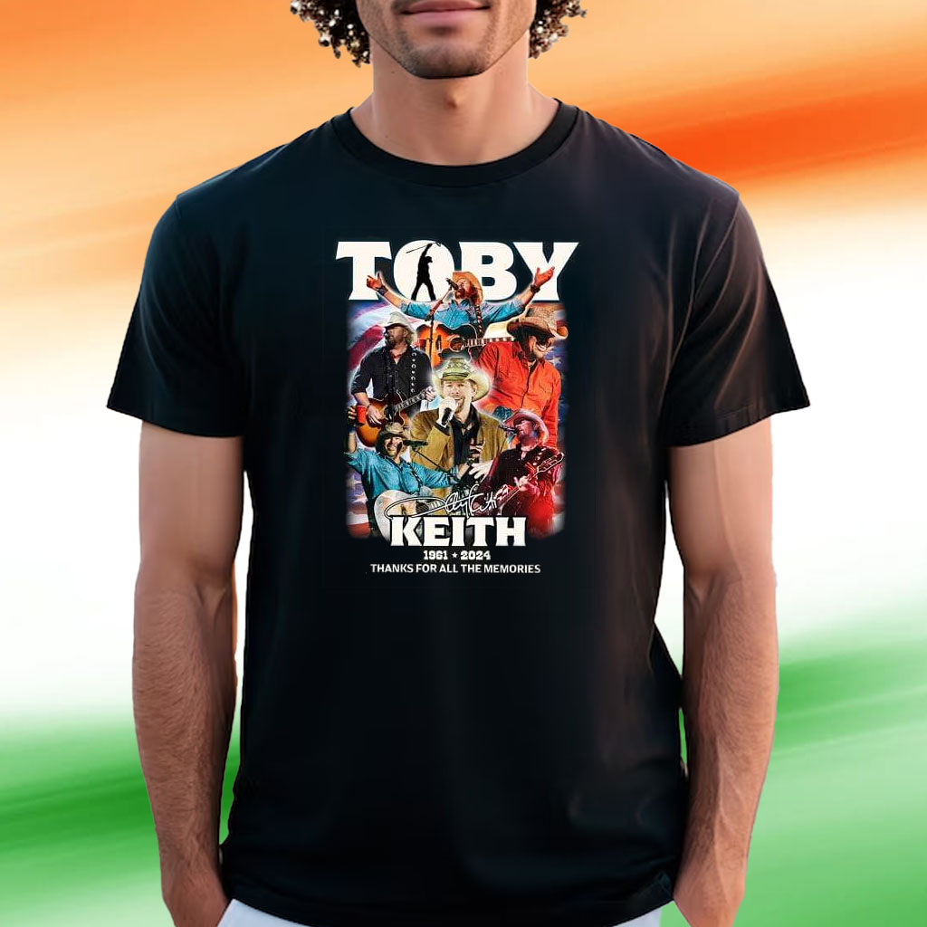 Toby Keith 1961-2024 RIP Cowboy Thank You For All The Memories Shirt