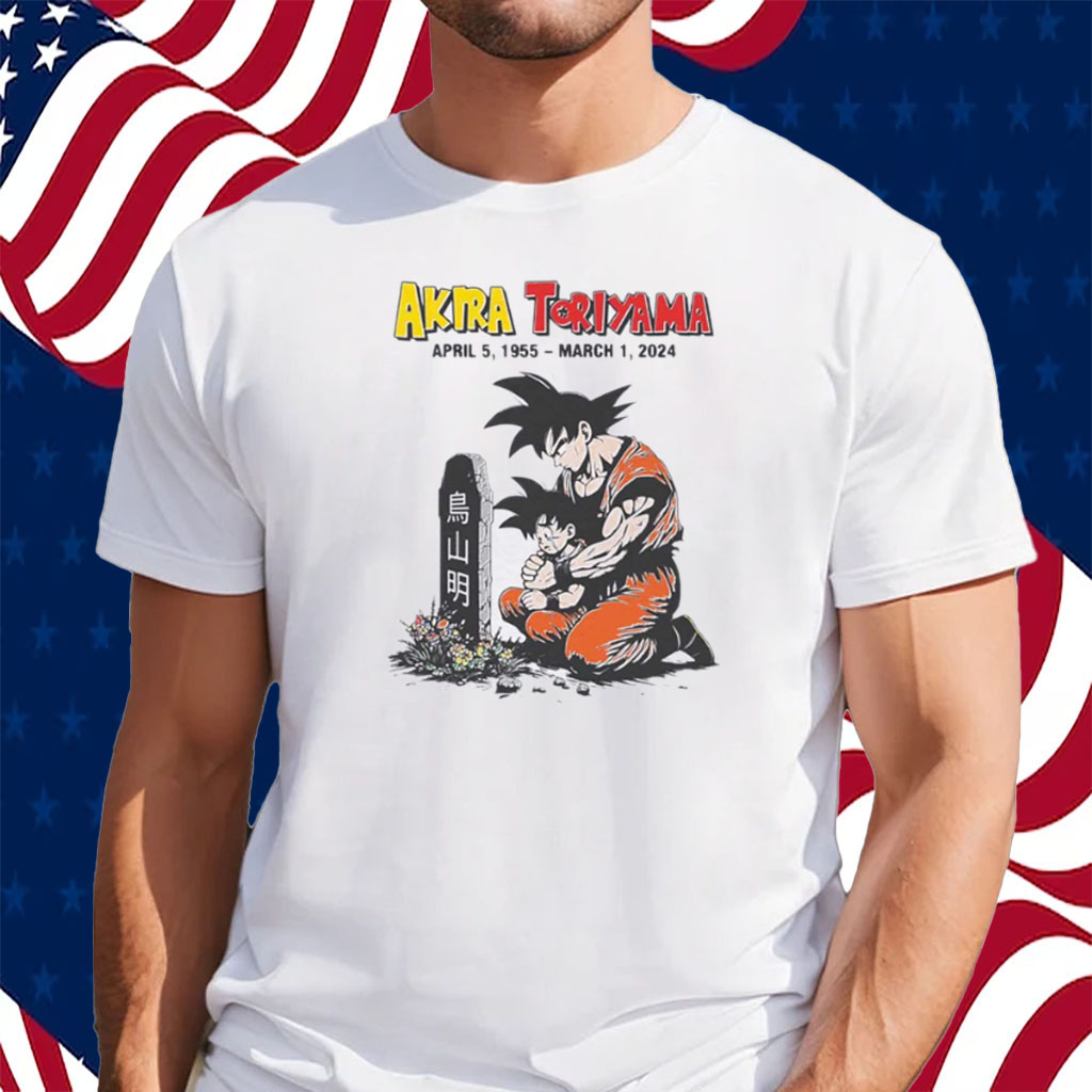 Rip Akira Toriyama Dragon Ball Z Shirt