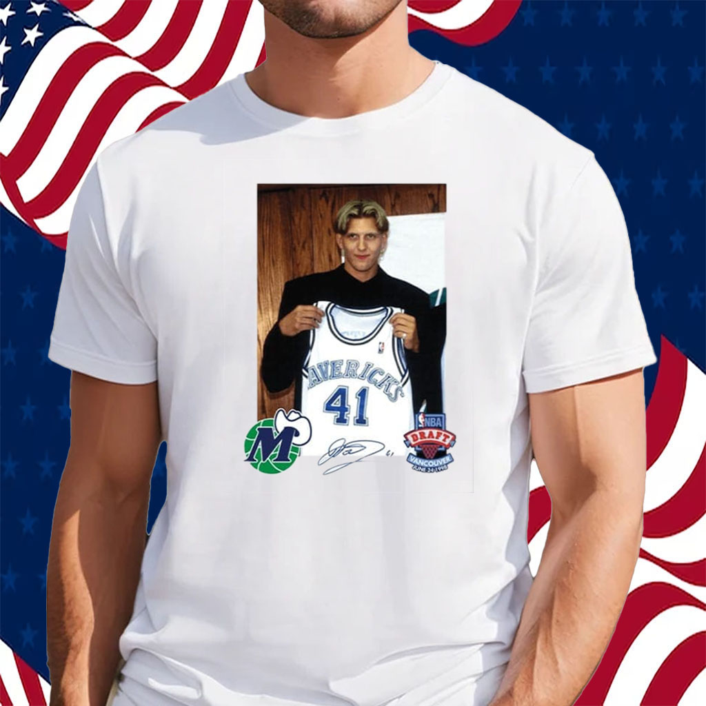 Luka Doncic Dirk Nowitzki Mavericks 41 Shirt