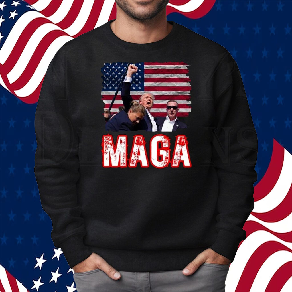 Maga Trump Iconic Fist Raised Shirt