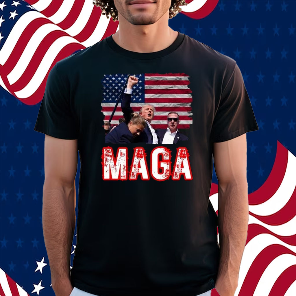 Maga Trump Iconic Fist Raised Shirt