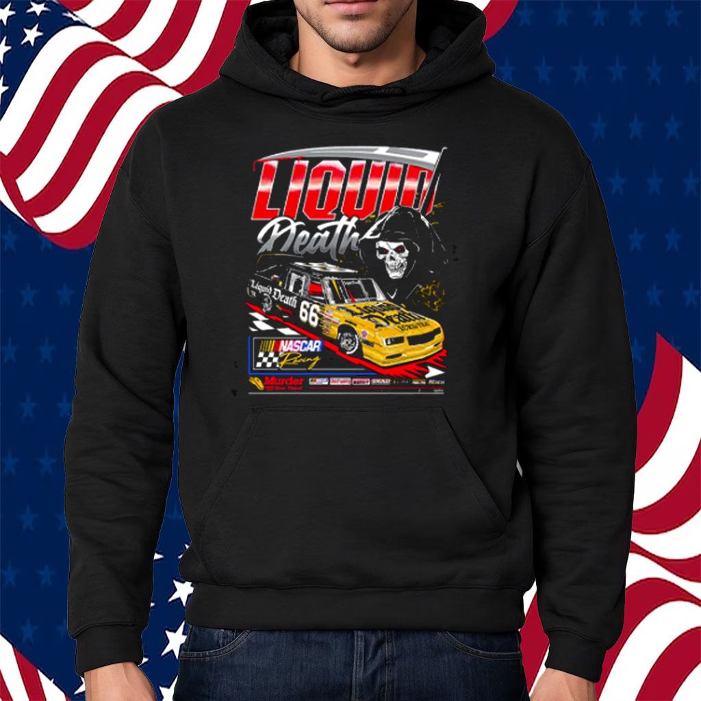 Nascar X Liquid Death Thirst Hearse T-Shirt