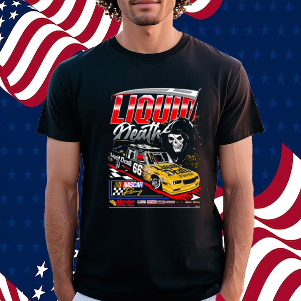 Nascar X Liquid Death Thirst Hearse T-Shirt