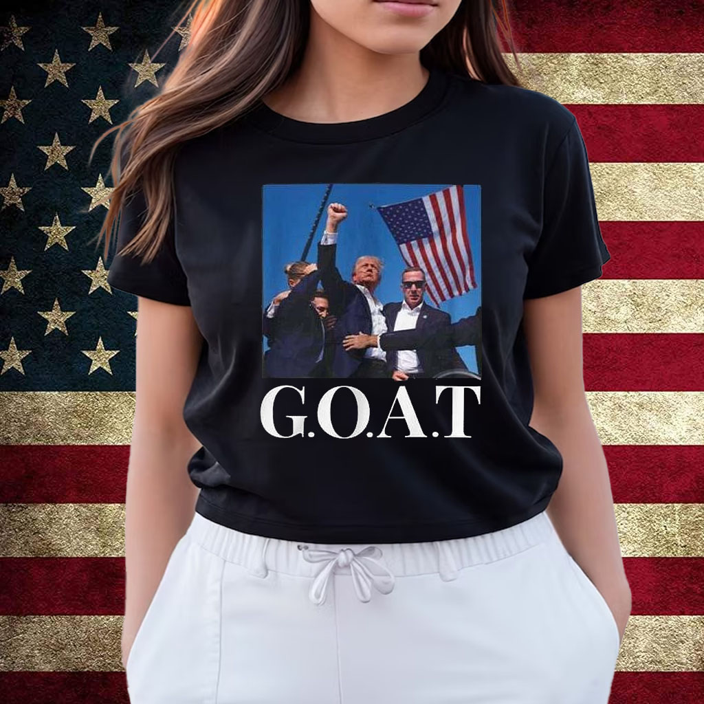 Official Trump Shooting GOAT Shirt