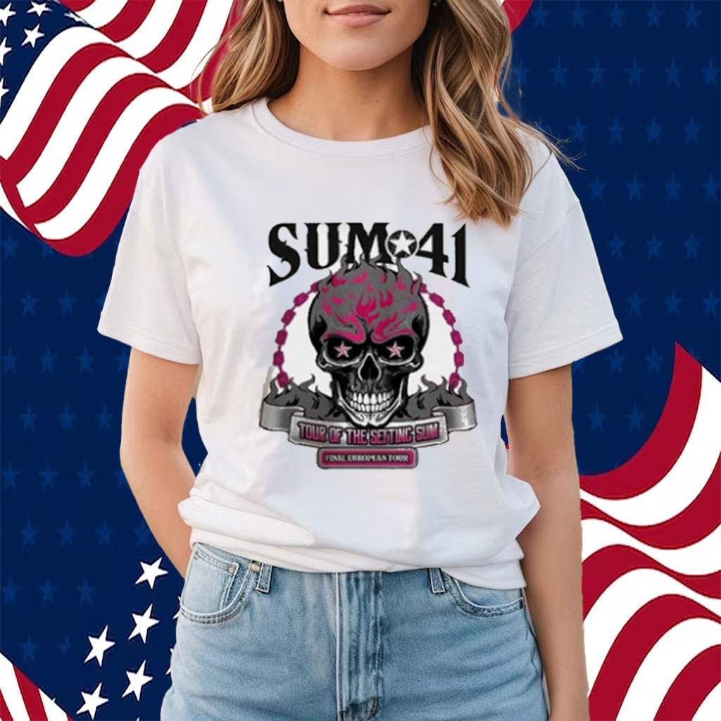 Sum 41 Tour Of The Setting Sum Final European Tour 2024 T-Shirt