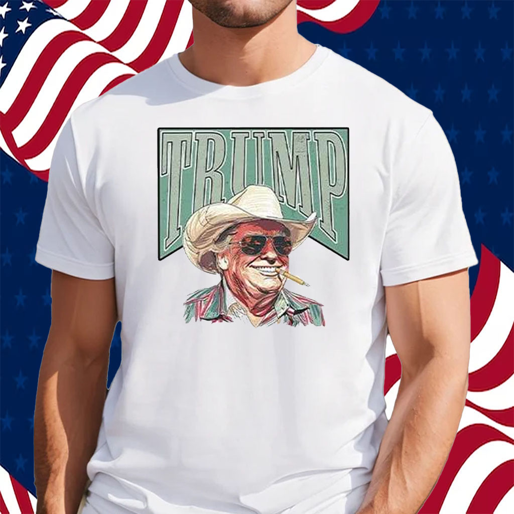 Trump Cowboy Western Make America Great T-Shirt
