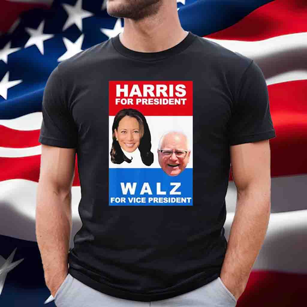 Official Kamala Harris Tim Walz 2024 Harris Walz President Elections ...