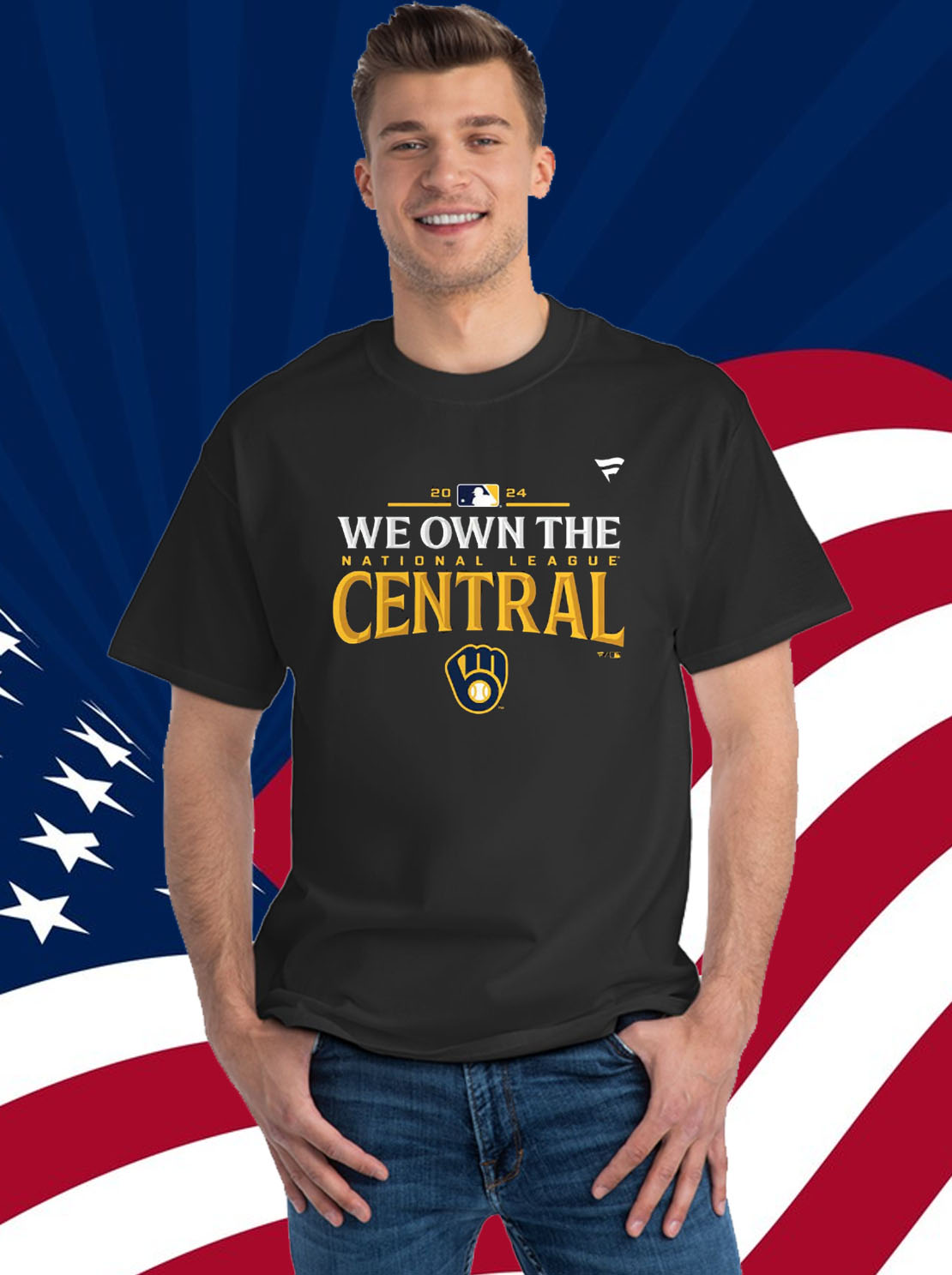 Milwaukee Brewers 2024 Nl Central Division Champions Locker Room Shirt