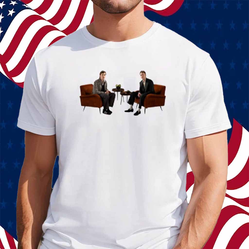 Met Drew Heartthrob Harris Dickinson & Drew Starkey Actors On Actors Shirt