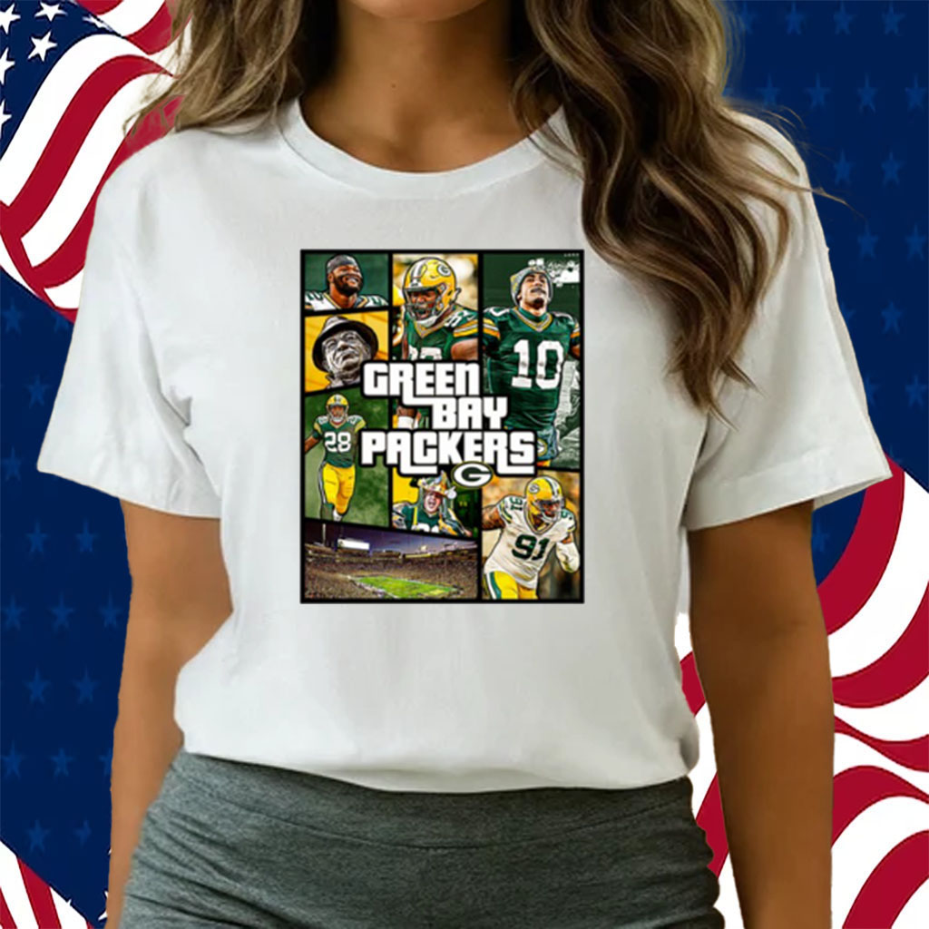 Green Bay Packers Grand Theft Auto Shirt - Shirts owl